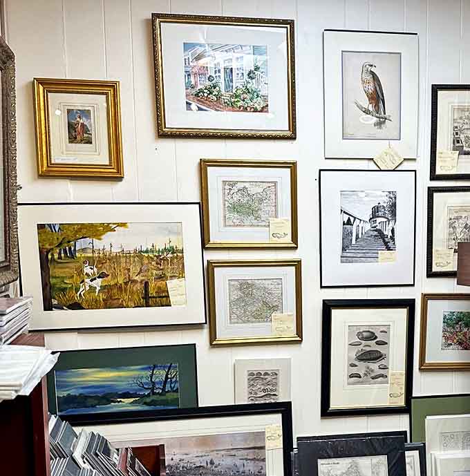 Wall-to-wall inspiration! This gallery-style display proves that sometimes the best museum in town doesn't charge admission.