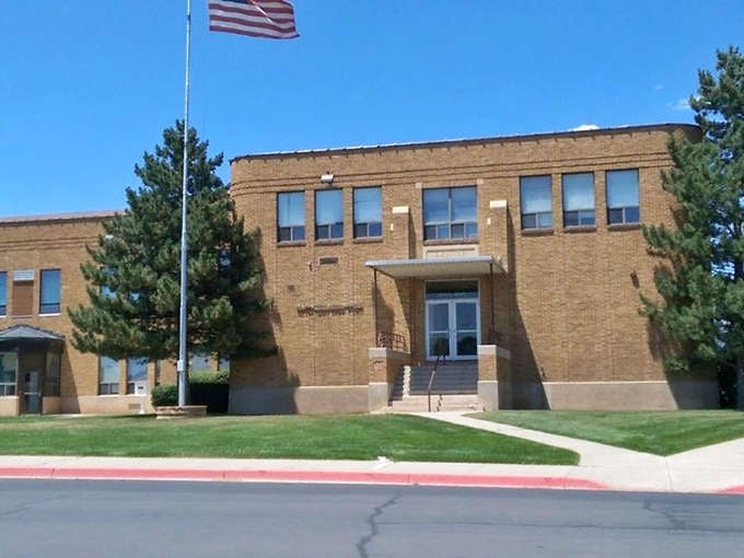 Blanding's historic San Juan High School stands as a community cornerstone where generations have shared the same hallways.