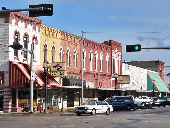 Crete's historic buildings create a downtown where you'll find more character in one block than in entire modern subdivisions.