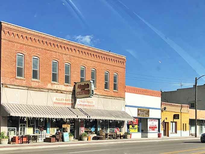 Eaton's brick buildings have weathered decades with the same sturdy grace as the farming families who built them.