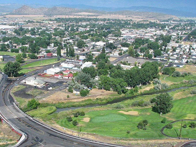 Prineville spreads across the high desert valley, offering affordable living surrounded by stunning natural beauty and wide open spaces.