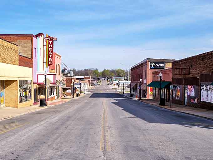 West Plains' charming downtown main street showcases the classic small-town atmosphere that makes Missouri living so appealing and affordable.