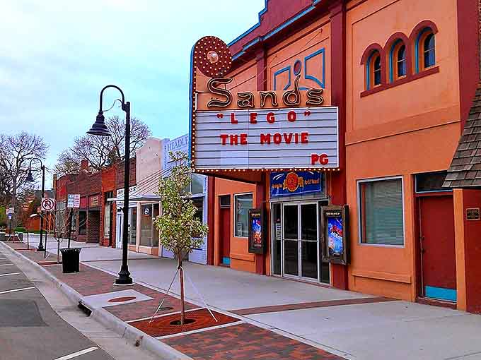 Brush's historic downtown features the beloved Sands Theatre, still bringing neighbors together for shared experiences.