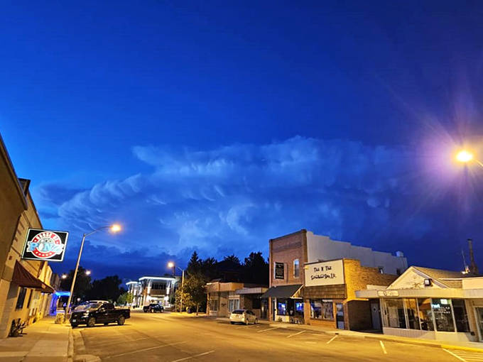 Sunset paints Douglas in golden hues, highlighting a town where your retirement dollars can actually retire too.