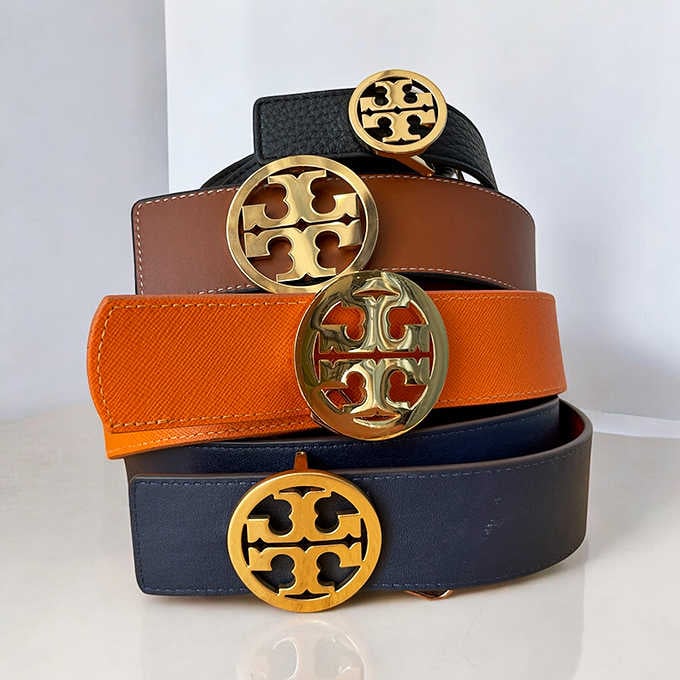 The Tory Burch belt brigade&mdash;stacked in a color wheel of leather perfection, these logo-adorned waist-cinchers prove good style is always circular.