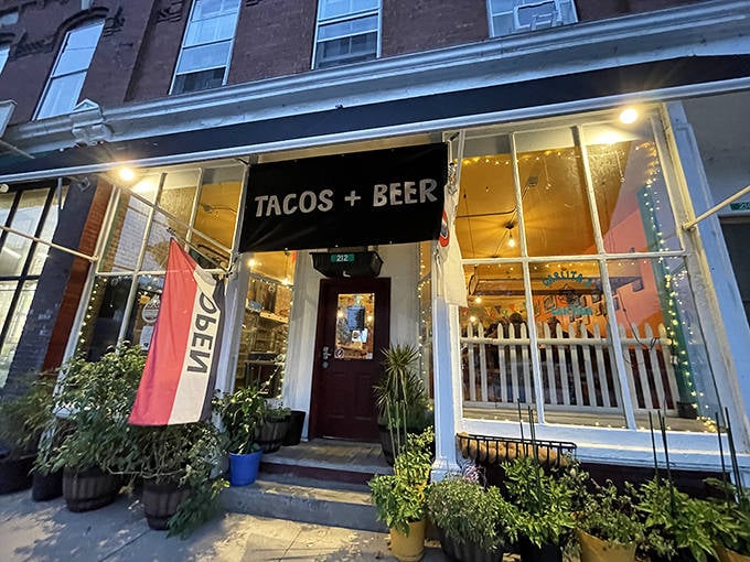 "Tacos + Beer" might be the most honest advertising in America. Simple math that always equals happiness.