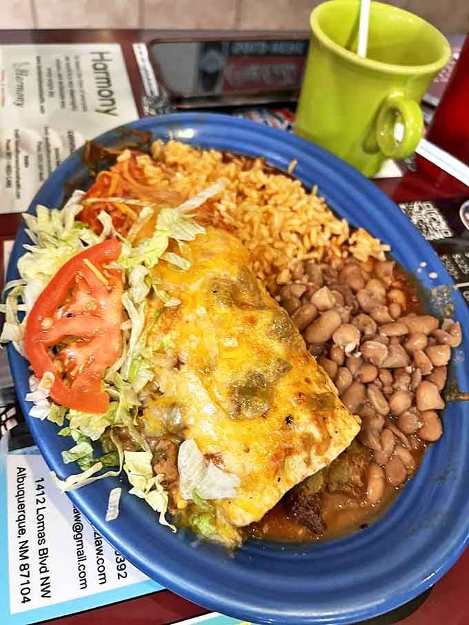 A burrito that means business&mdash;wrapped tight and ready to deliver a chile-infused punch of flavor that'll keep you warm from the inside out.