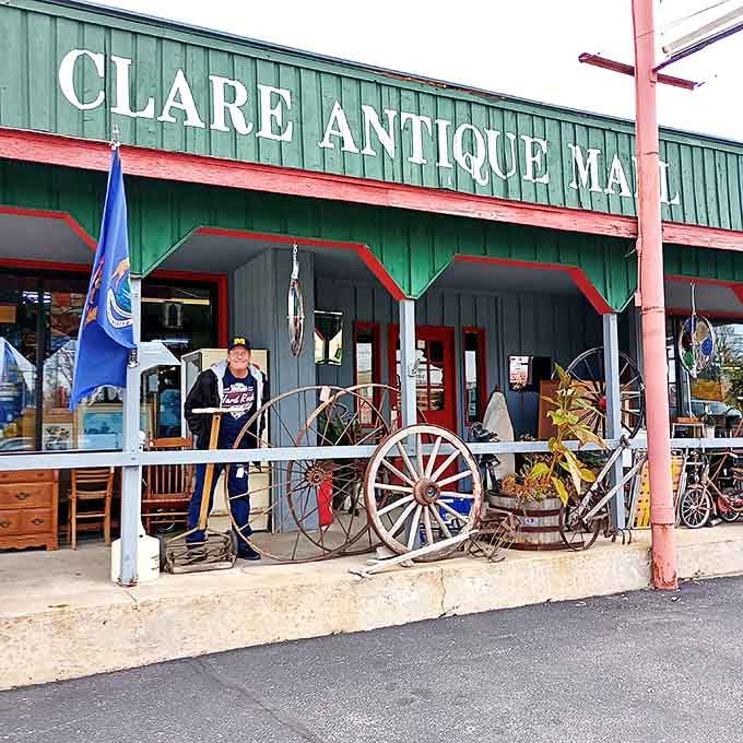Clare Antique Mall invites treasure hunters to discover yesterday's gems, where one person's forgotten items become another's prized possessions.