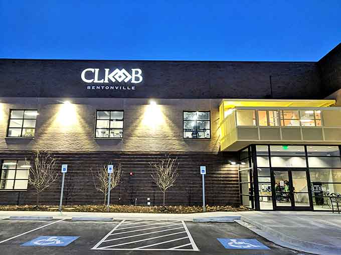 CLKB (Climb Bentonville) offers vertical adventures for the gravity-defiant, where walls are meant to be conquered rather than observed.