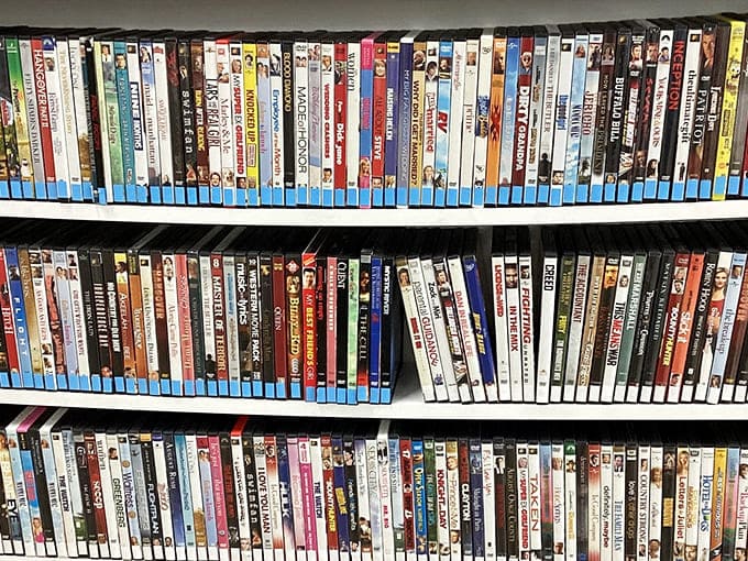A DVD collection that puts streaming services to shame. Remember when movies came in cases and you actually owned them? Pepperidge Farm remembers.