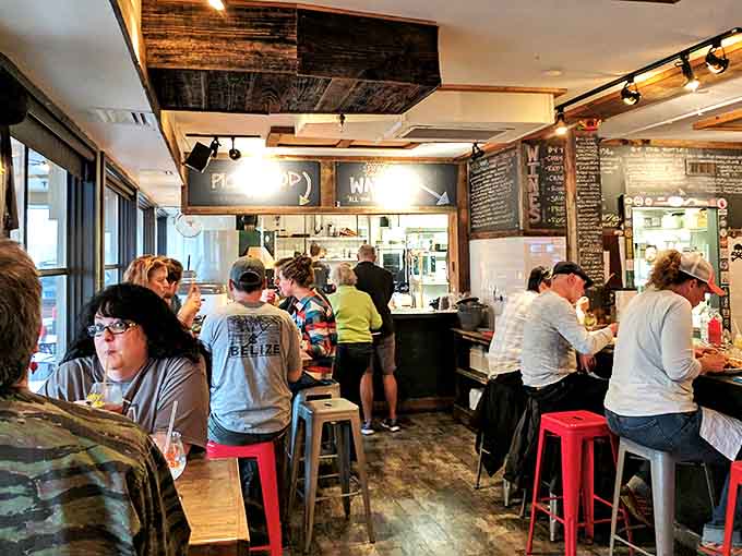 A lively crowd proves that great food creates its own atmosphere&mdash;no white tablecloths required, just honest cooking and happy eaters.