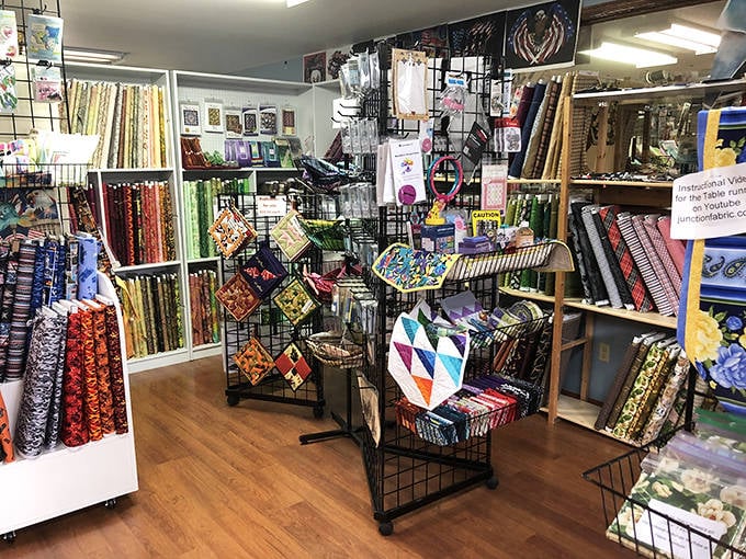 A fabric lover's paradise where quilting dreams are born—proving that creativity comes in all patterns, colors, and textures.