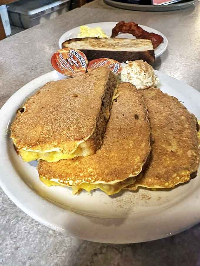 Golden pancakes with melting butter – the simple pleasure that makes you question why anyone would bother with avocado toast.