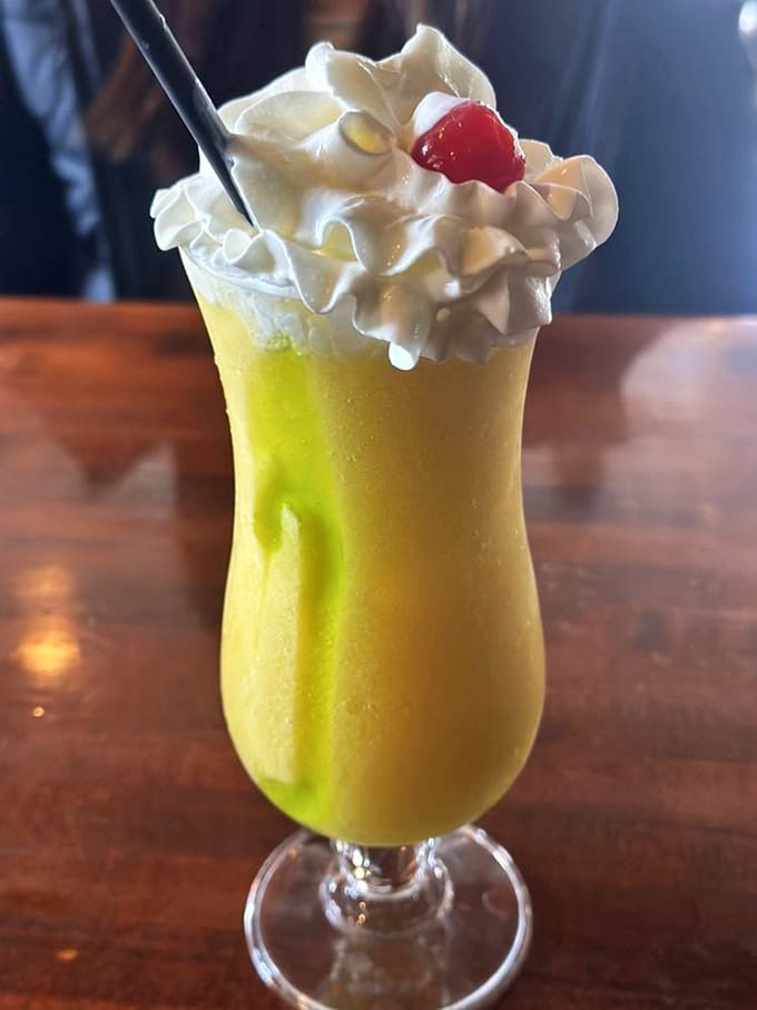 This isn't just a cocktail; it's a vacation in a glass&mdash;tropical, creamy, and topped with enough whipped cream to make your inner child high-five your adult self.