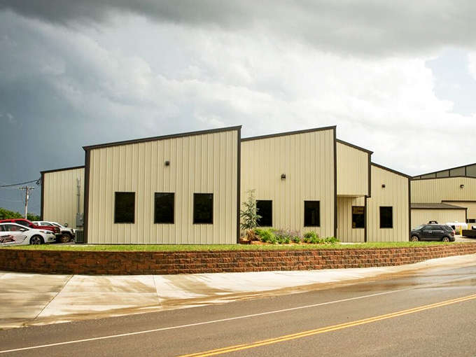 Industrial practicality meets Oklahoma ingenuity at Ground Zero Shelters, where safety comes wrapped in no-nonsense packaging.