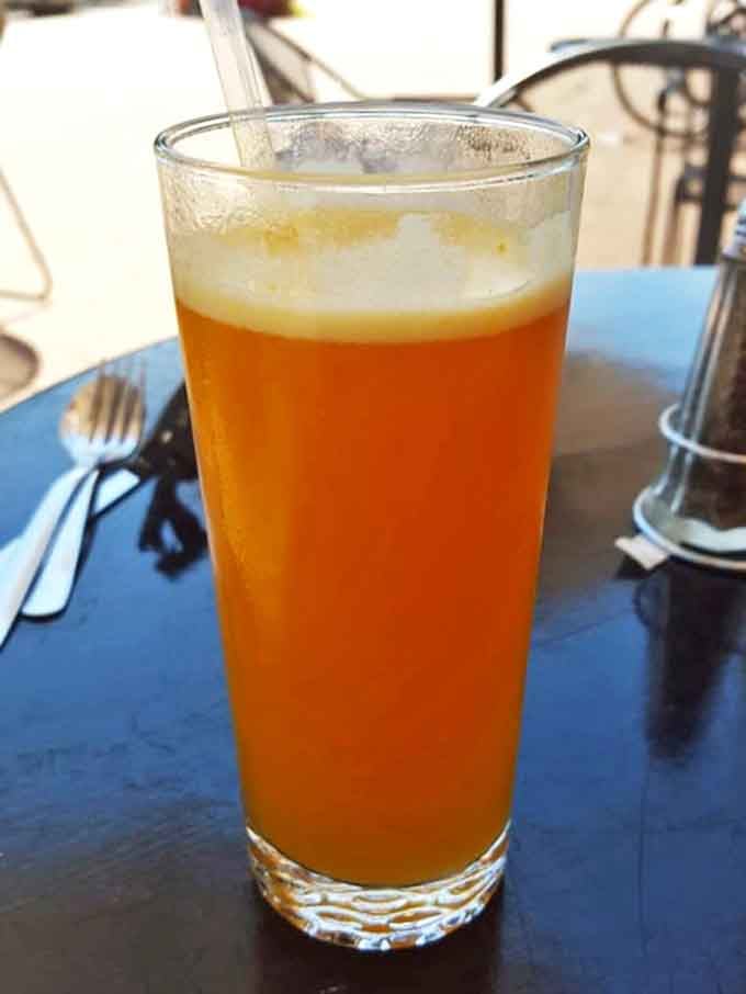 Sunshine in a glass! This fresh juice doesn't just quench thirst&mdash;it makes your morning vitamins feel like they're attending a party.