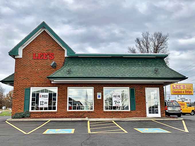 Lee's Famous Recipe Chicken represents that perfect small-town institution where the food remains deliciously consistent while housing prices elsewhere have gone wild.