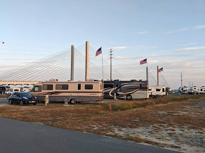 RV paradise with a million-dollar view. Where else can you wake up to sunrise over the Atlantic without winning the lottery first?