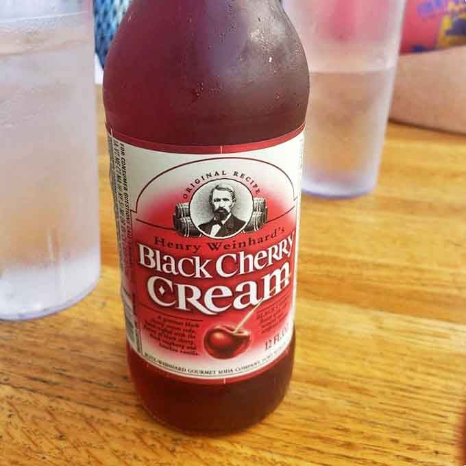 Black Cherry Cream soda&mdash;the kind of nostalgic beverage that makes you wonder why you ever graduated to more "sophisticated" drinks in the first place.
