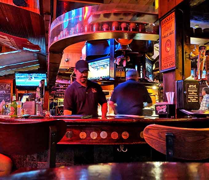 The bar isn't just where drinks are served; it's where strangers become friends and local legends are born.