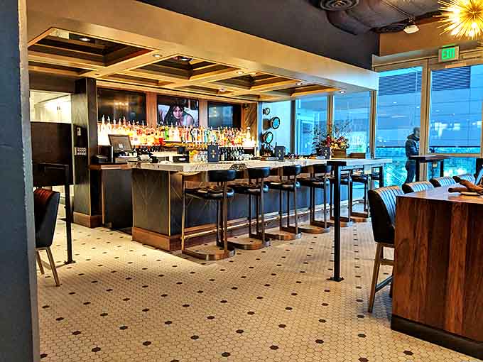 A bar stocked for serious business – where bartenders craft cocktails with the precision of Swiss watchmakers but the soul of jazz musicians.