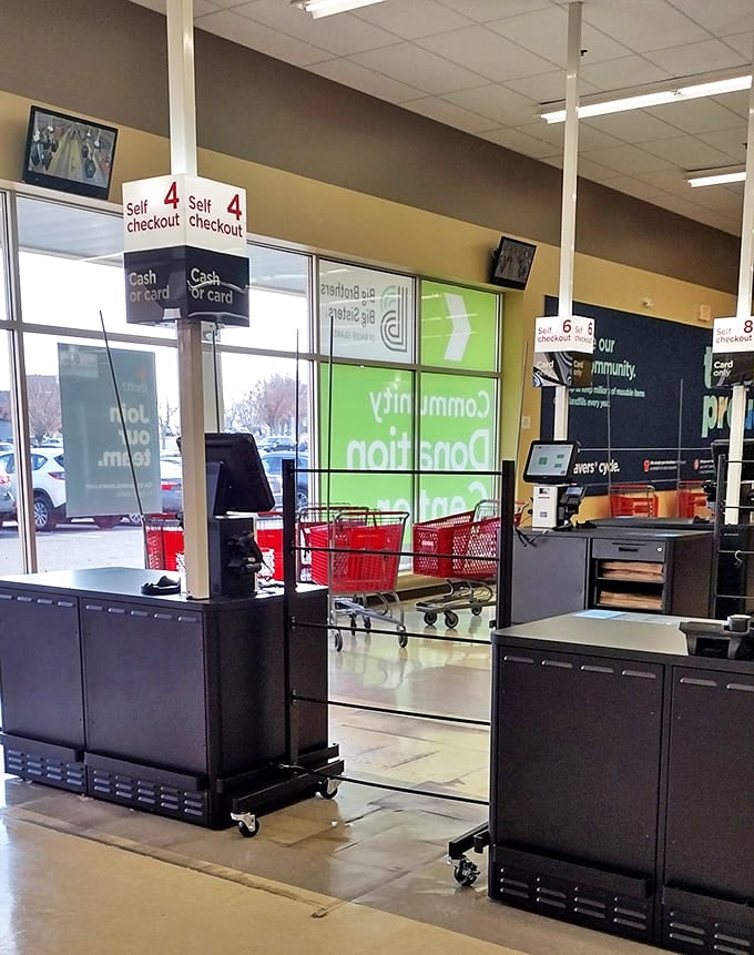 The final frontier: checkout lanes where victory is measured in how much you saved rather than how much you spent.