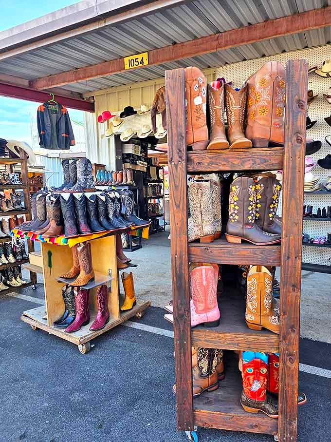 Boot boutique heaven! Each pair tells a different Texas story, from "first rodeo" to "fifth wedding." The leather aroma alone is worth the visit.