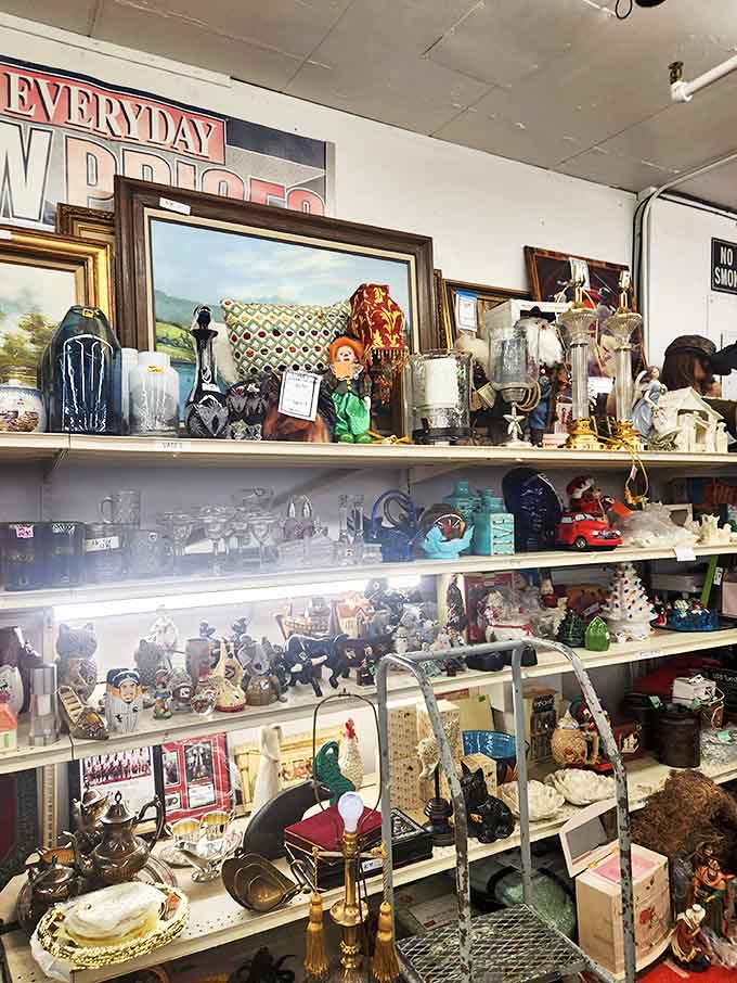 The "Miscellaneous Mysteries" section – a cabinet of curiosities where yesterday's knickknacks await tomorrow's collectors. One person's kitsch is another's vintage treasure.
