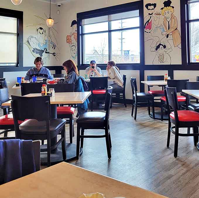 Real people enjoying real food &ndash; the universal language of satisfaction translated through the simple act of gathering around good deli fare.