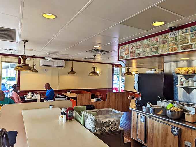 Where conversations flow as freely as the coffee, these booths have heard everything from breakups to business deals.