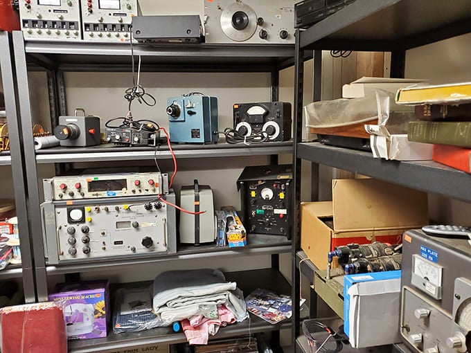 Vintage electronics that would make any tech enthusiast swoon. These dials and meters aren't just gadgets &ndash; they're time machines to analog days.
