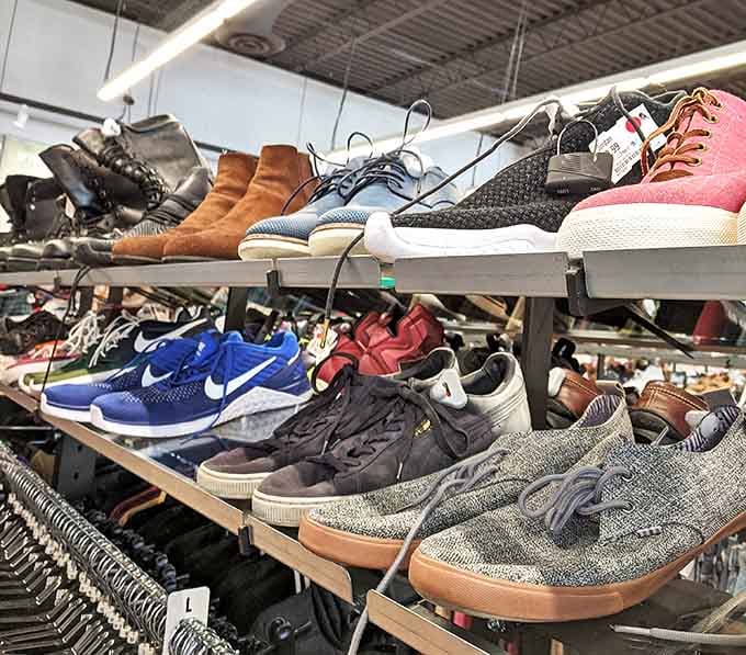 Shoe paradise where Nike meets boots meets everything in between. Your feet and wallet can finally agree on something wonderful.
