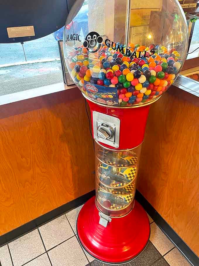 The gumball machine stands sentinel by the door&mdash;a colorful reminder that life's simple pleasures never go out of style.