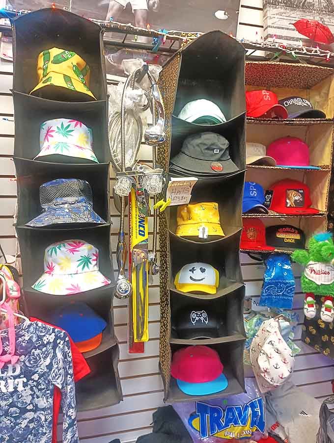 Hat heaven! From bucket hats to baseball caps, this colorful collection has headwear for every personality and bad hair day.