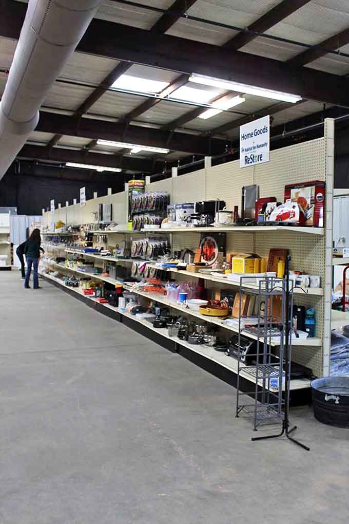 The small appliance aisle: where coffee makers, toasters, and kitchen gadgets await their second chance to shine.