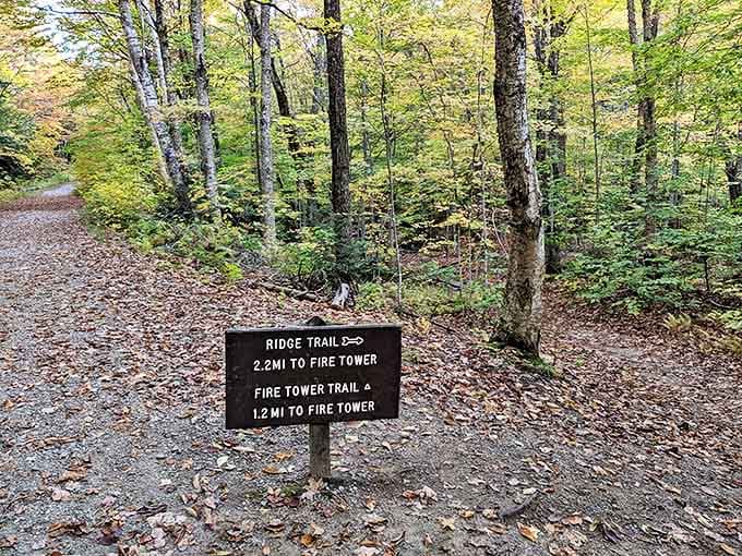 Trail signs: Vermont's version of a GPS, minus the robotic voice telling you to make a U-turn when possible.