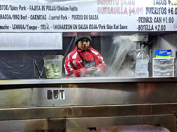 Behind every great taco stand is a dedicated cook who braves all weather conditions to bring Salt Lake City a taste of Mexico's finest street food tradition.