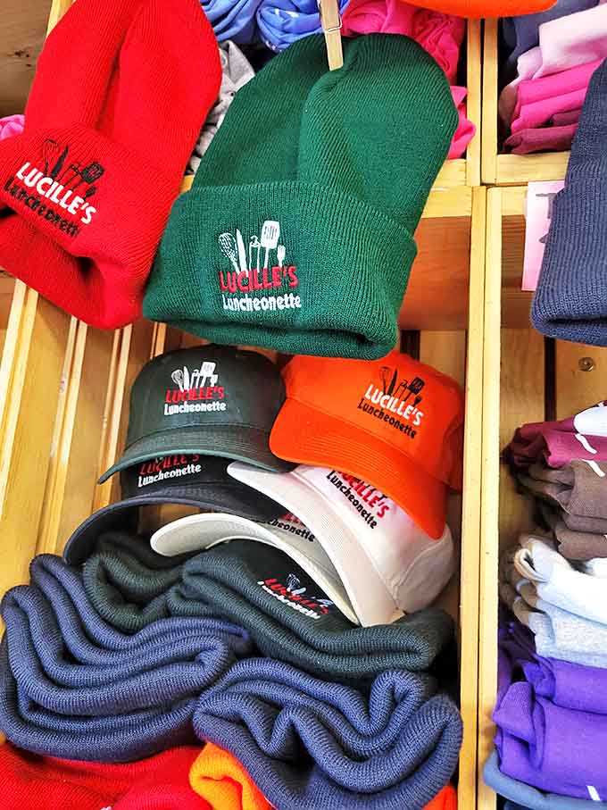 Lucille's merch game is strong &ndash; sporting one of these hats or beanies marks you as someone who knows where to find the good stuff.