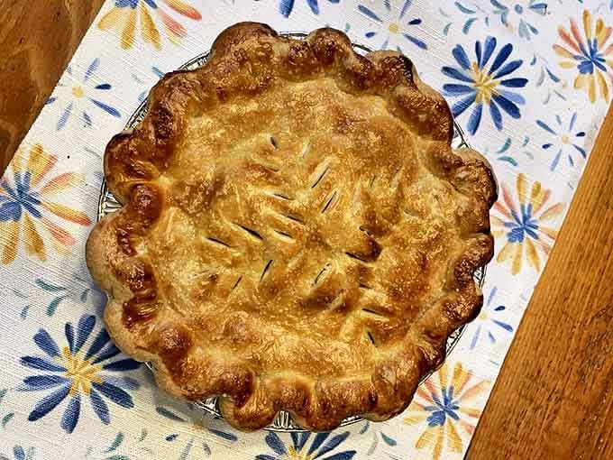 This isn't just pie&mdash;it's edible New Hampshire tradition with a golden-brown crust that crackles like autumn leaves underfoot.