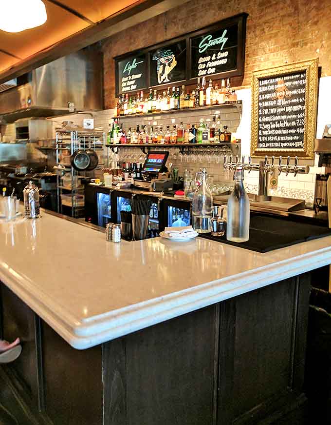 The bar isn't just stocked&mdash;it's a liquid library of possibilities, each bottle promising stories that unfold with every carefully crafted sip.