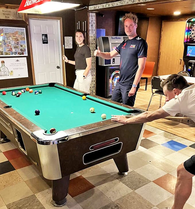 Pool sharks and cold beers&mdash;the universal language of small-town bars everywhere. Some traditions need no translation.