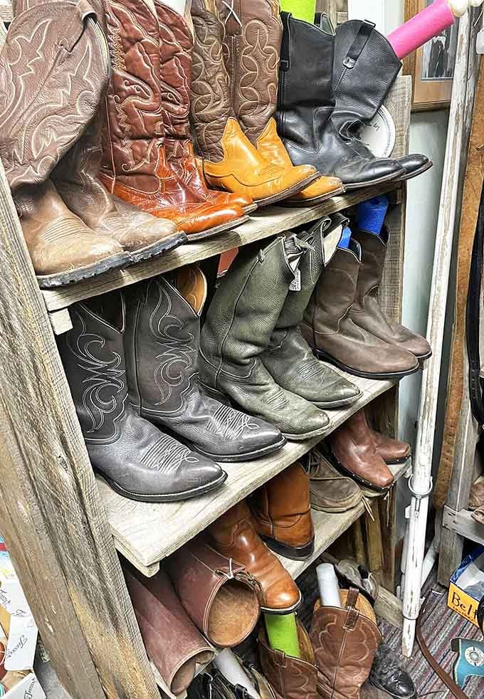 These boots weren't made just for walking&mdash;they've lived through cattle drives, barn dances, and probably a few country music concerts.