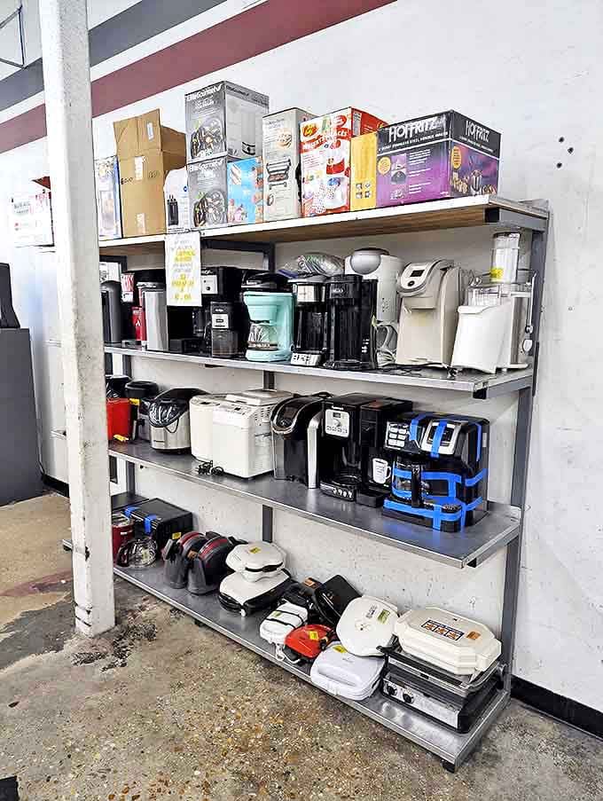 Kitchen appliance graveyard or culinary opportunity? These coffee makers and waffle irons are ready to brew and press their way into new homes.