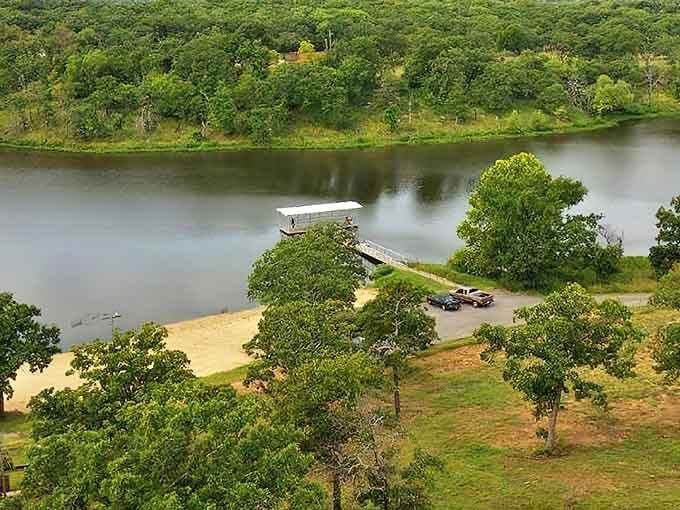 Henryetta Lake offers a tranquil escape where the fishing's fine and nature provides better background music than any playlist you could stream.