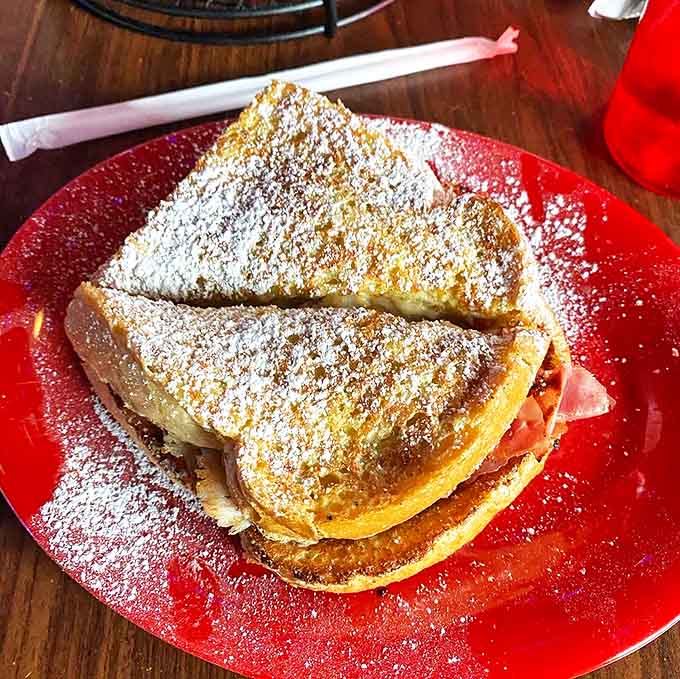 The Monte Cristo: a sandwich so good it makes you question why we don't dip more sandwiches in batter and fry them.