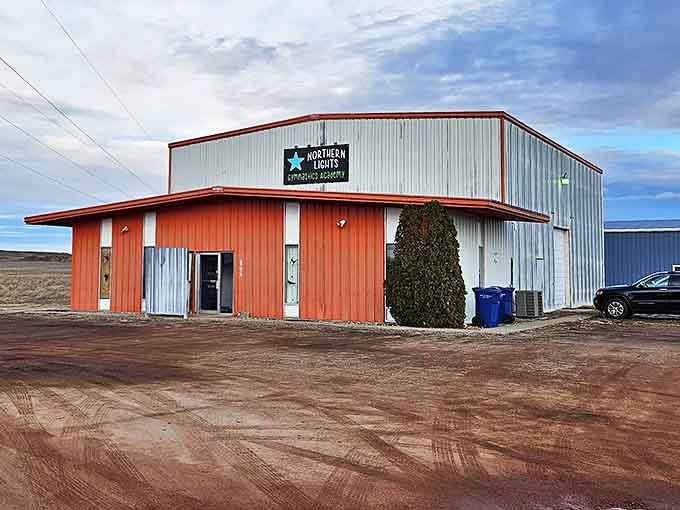 Northern Lights Gymnastics Academy trains tomorrow's tumblers in a no-frills facility where dreams take flight through dedication and practice.