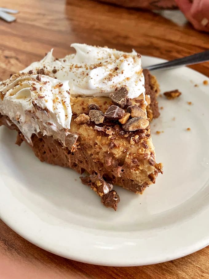 This isn't just dessert&mdash;it's therapy on a plate. Peanut butter and chocolate: the power couple that never disappoints.