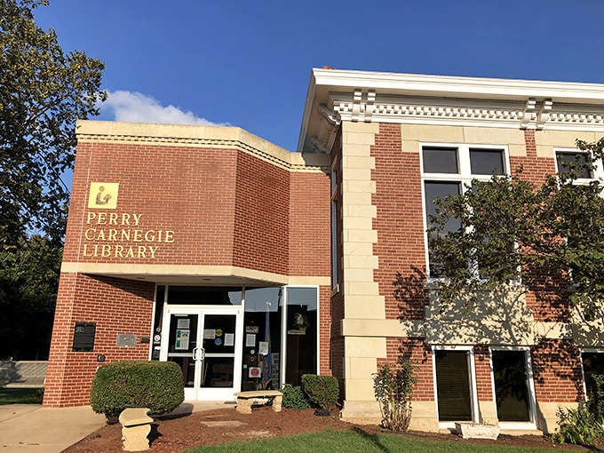 The Perry Carnegie Library stands as a testament to the town's enduring belief that knowledge and community go hand in hand.