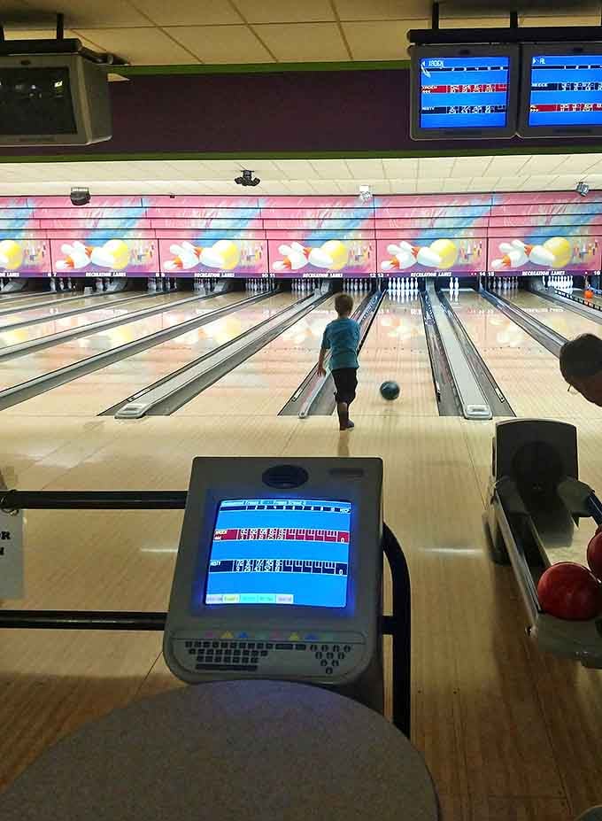 Bowling in Miles City—where you can actually get a lane without a two-hour wait. Simple pleasures remain affordable and accessible in this retirement-friendly community.