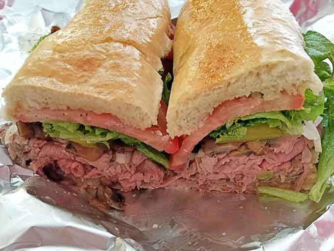 When a sandwich is built with this much care, eating it becomes less of a meal and more of a religious experience.